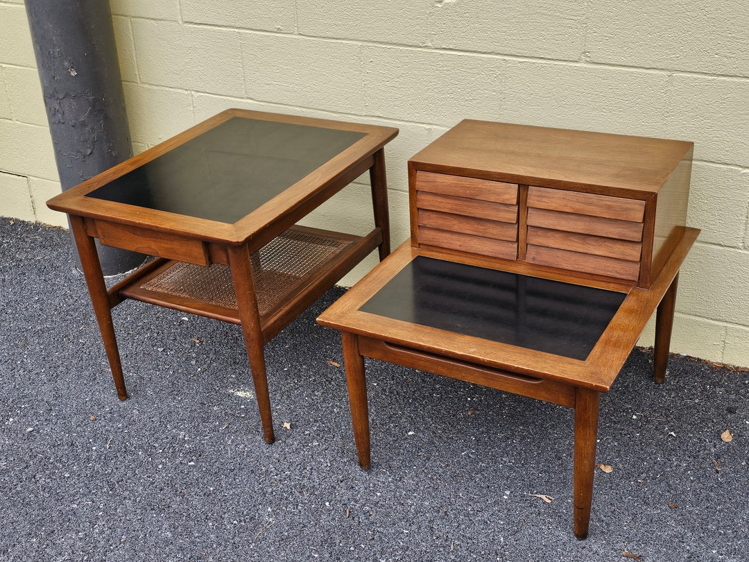 MCM Step Side End Table & Side Table Pair by American of Martinsville ...