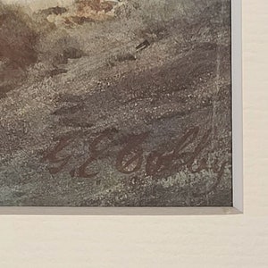 Original George Ernest Colby Watercolor Country Side Road - Etsy