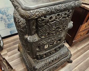 Antique Cast Iron Perry Stove - Etsy
