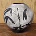 A Jeffrey Zigulis Raku Vase Signed With Bamboo Leaves 11" X 11" X 11 ...