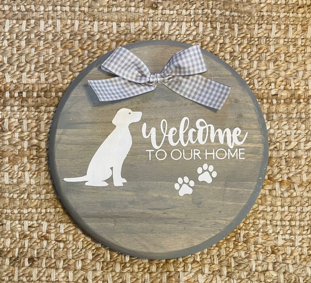 Pet Welcome Sign - Etsy