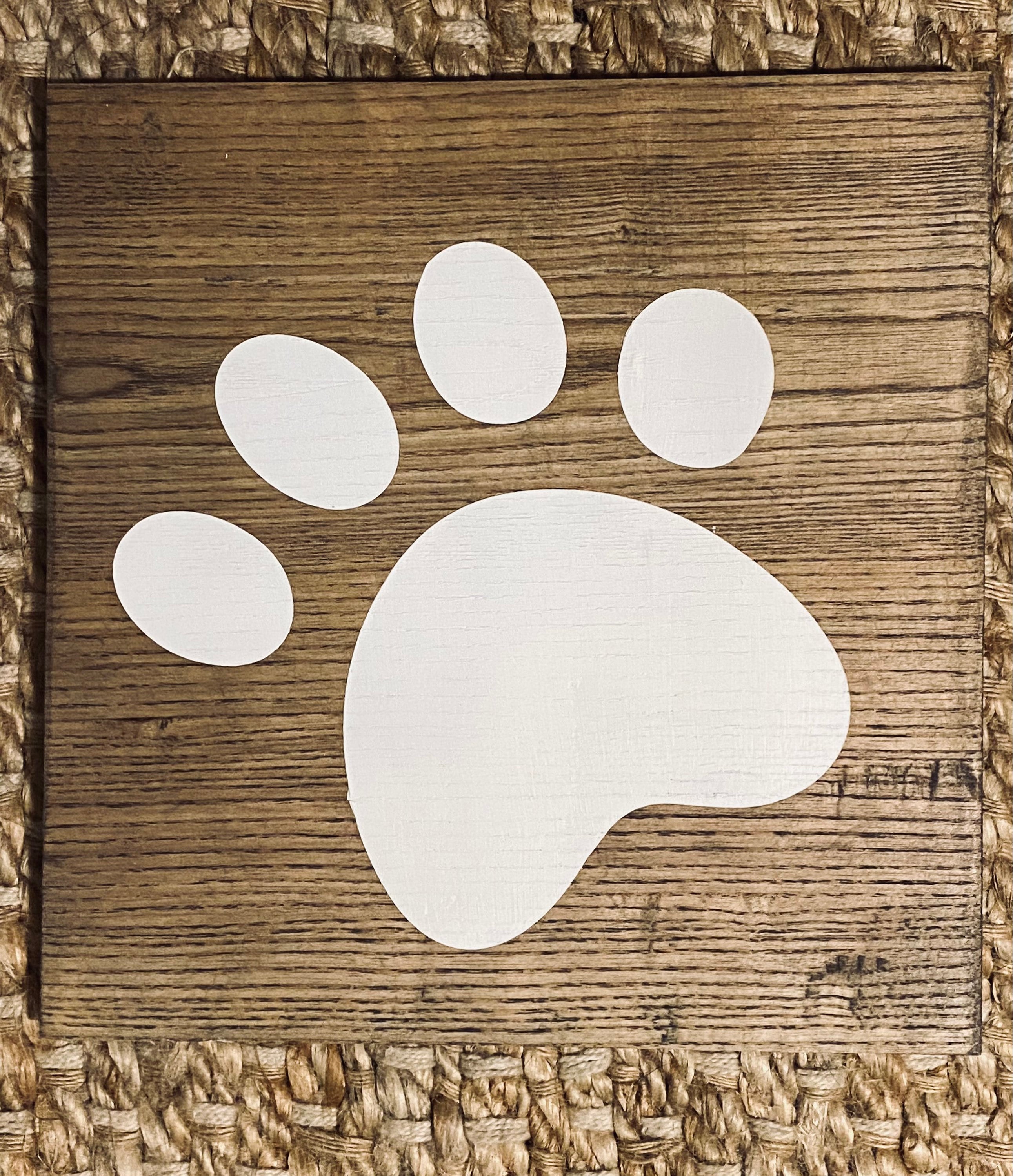 Paw Print Sign - Etsy
