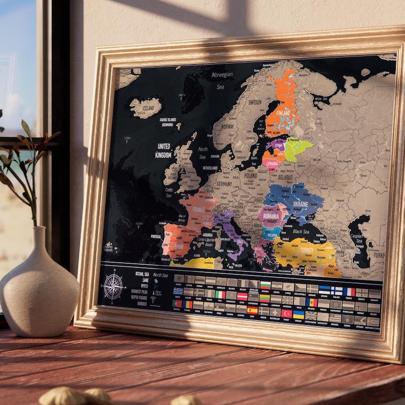 Interactive Map Wall - Etsy UK