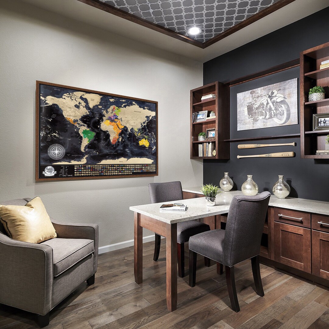 Personalized Scratch off Map - Best Birthday Gift, Scratch Your Travels ...