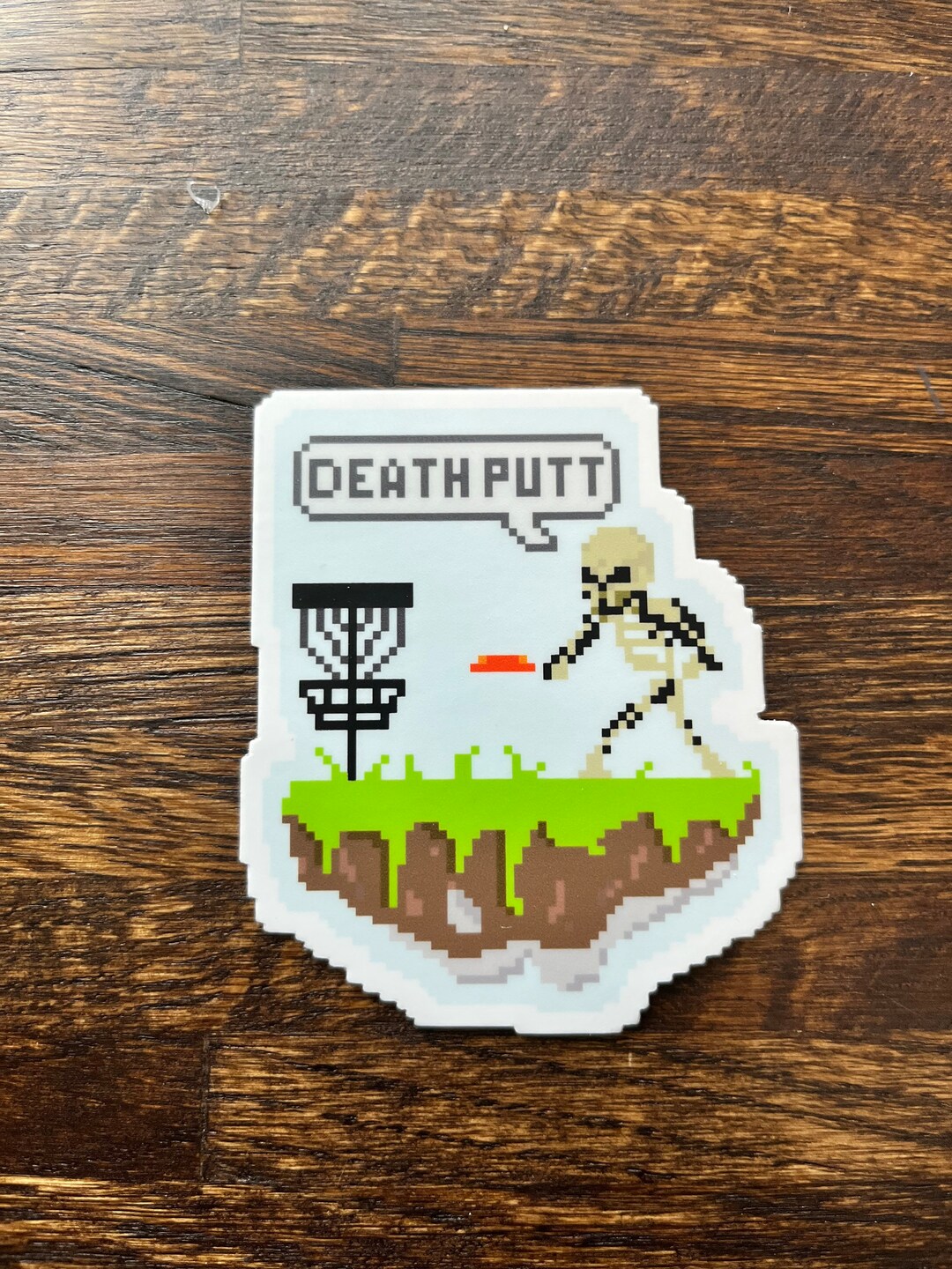 Disc Golf Sticker Death Putt Vinyl Decal - Etsy