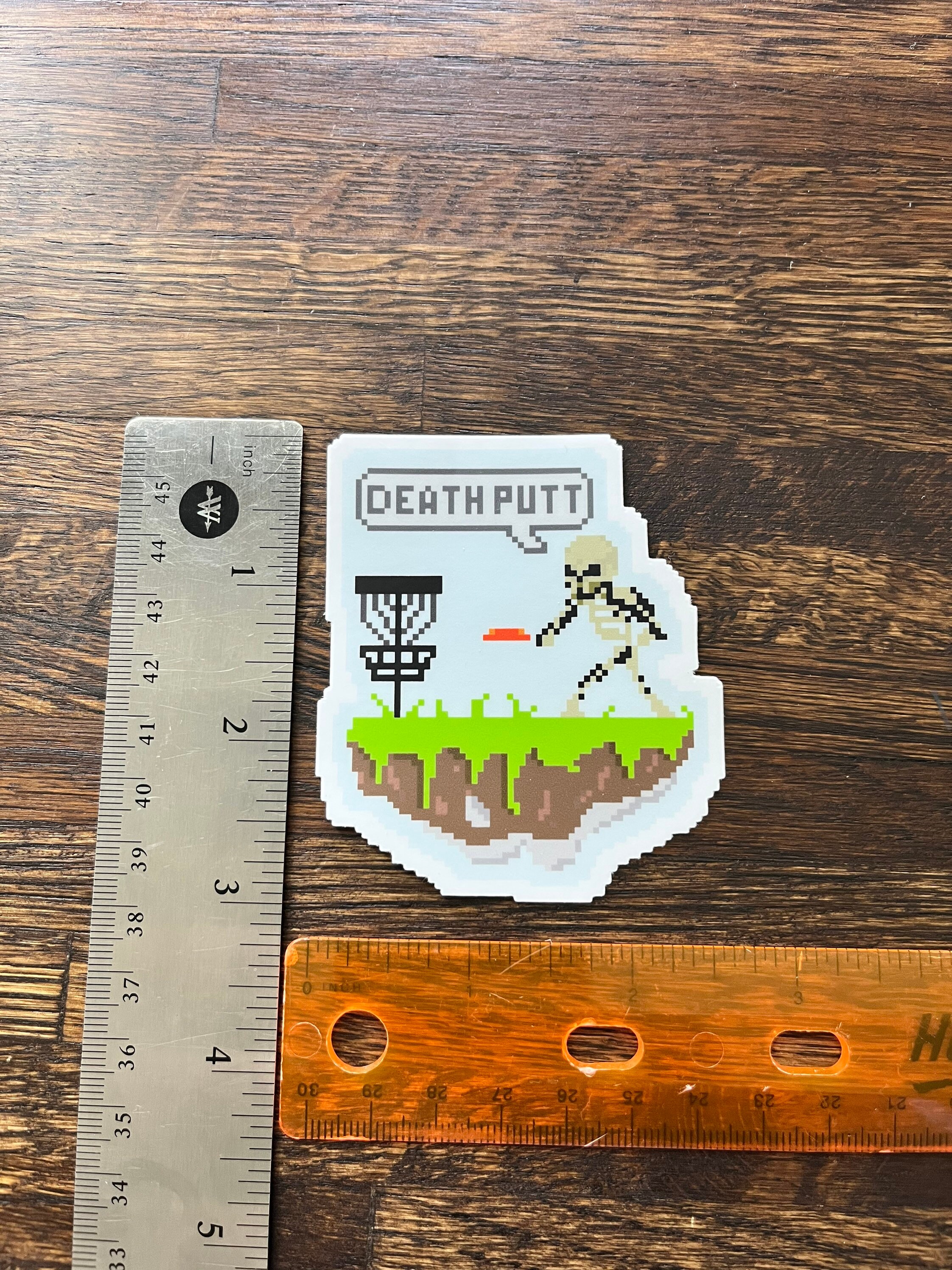 Disc Golf Sticker Death Putt Vinyl Decal - Etsy
