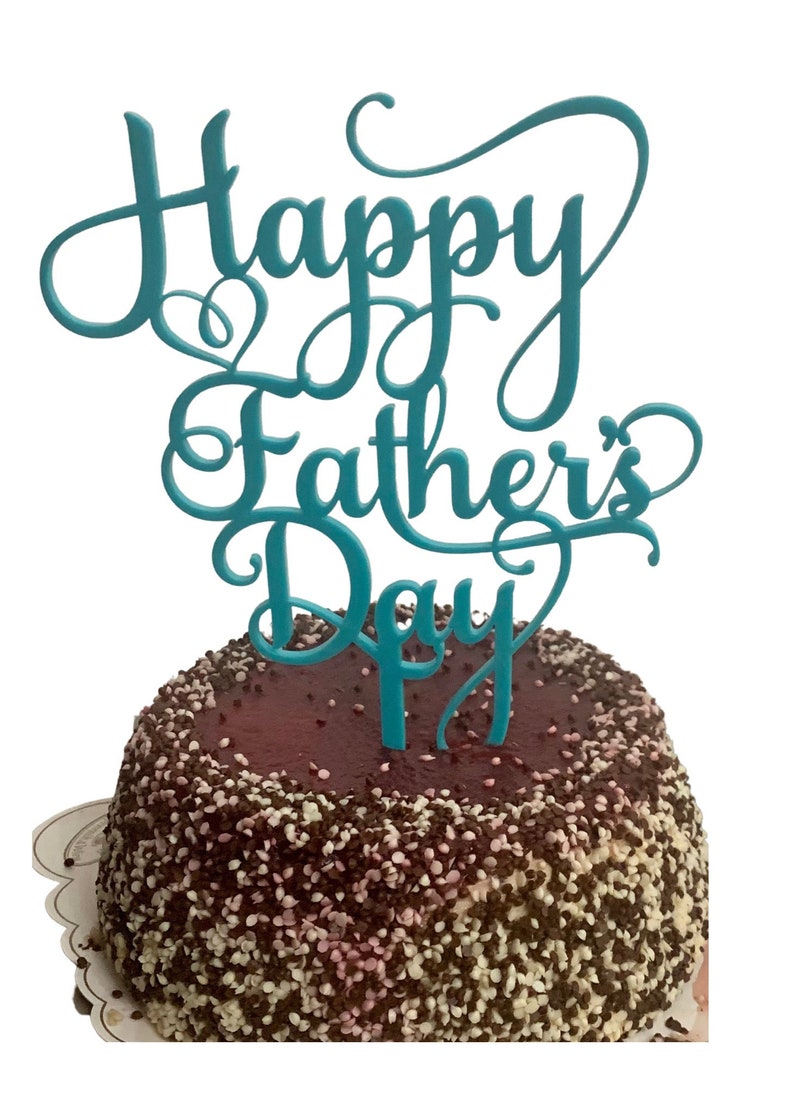 Happy Father's Day / Cake Topper / Dad Cake Topper / - Etsy