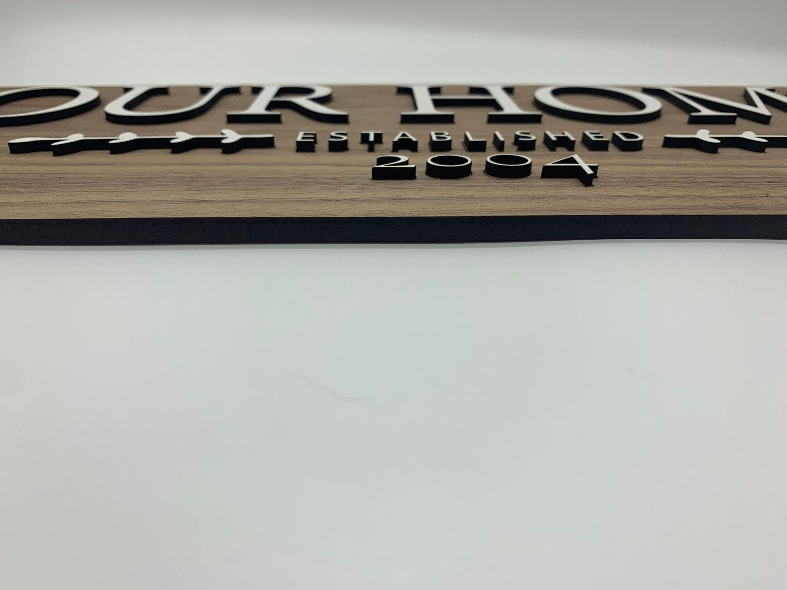 Our Home Established Sign / Personalized With Year / - Etsy