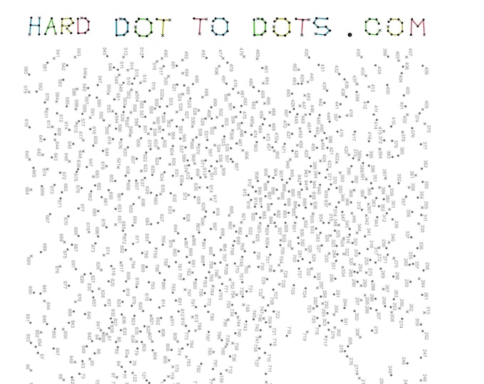 Blue 20 Pack Hard Dot to Dots - Etsy