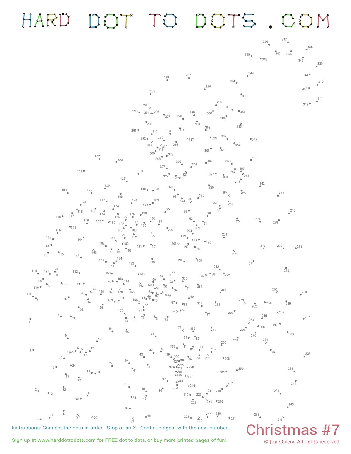 Christmas 10 Pack Digital Dot to Dots - Etsy