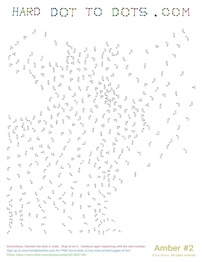 Amber 20 Pack Hard Dot to Dots - Etsy