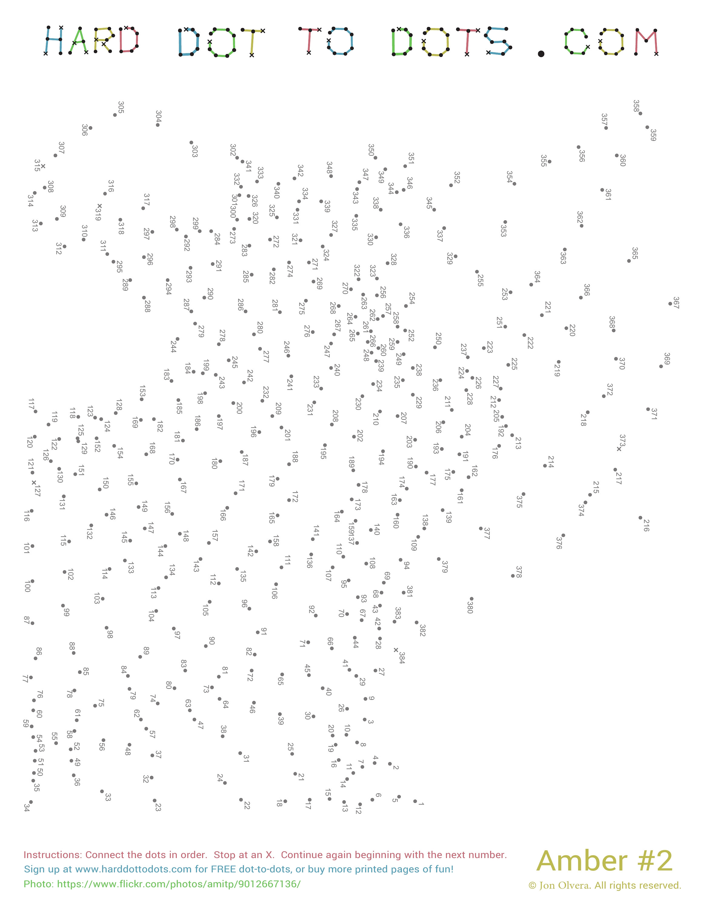 Amber 20 Pack Hard Dot to Dots - Etsy