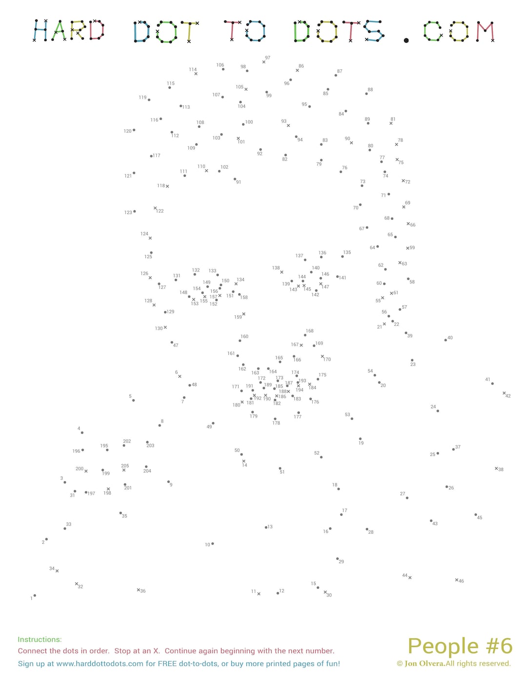 People 10 Pack Hard Dot to Dots - Etsy