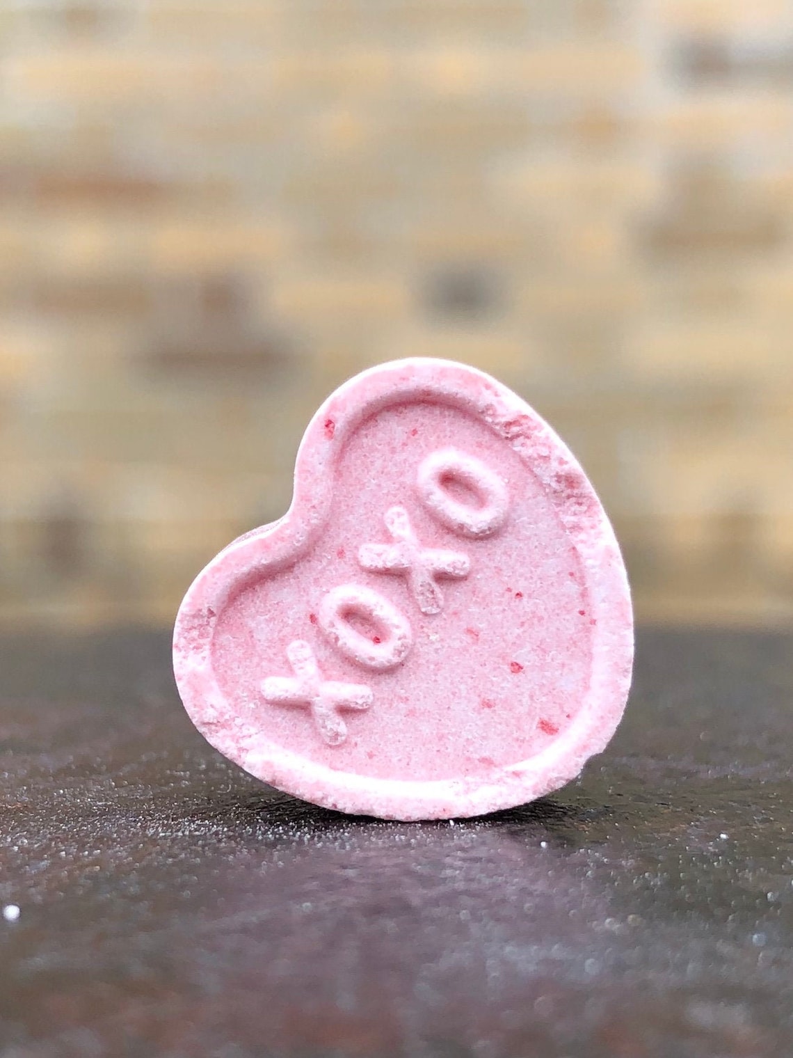 Pink Candy Heart Blank Greeting Card, XOXO, Foodie Valentine's Day ...