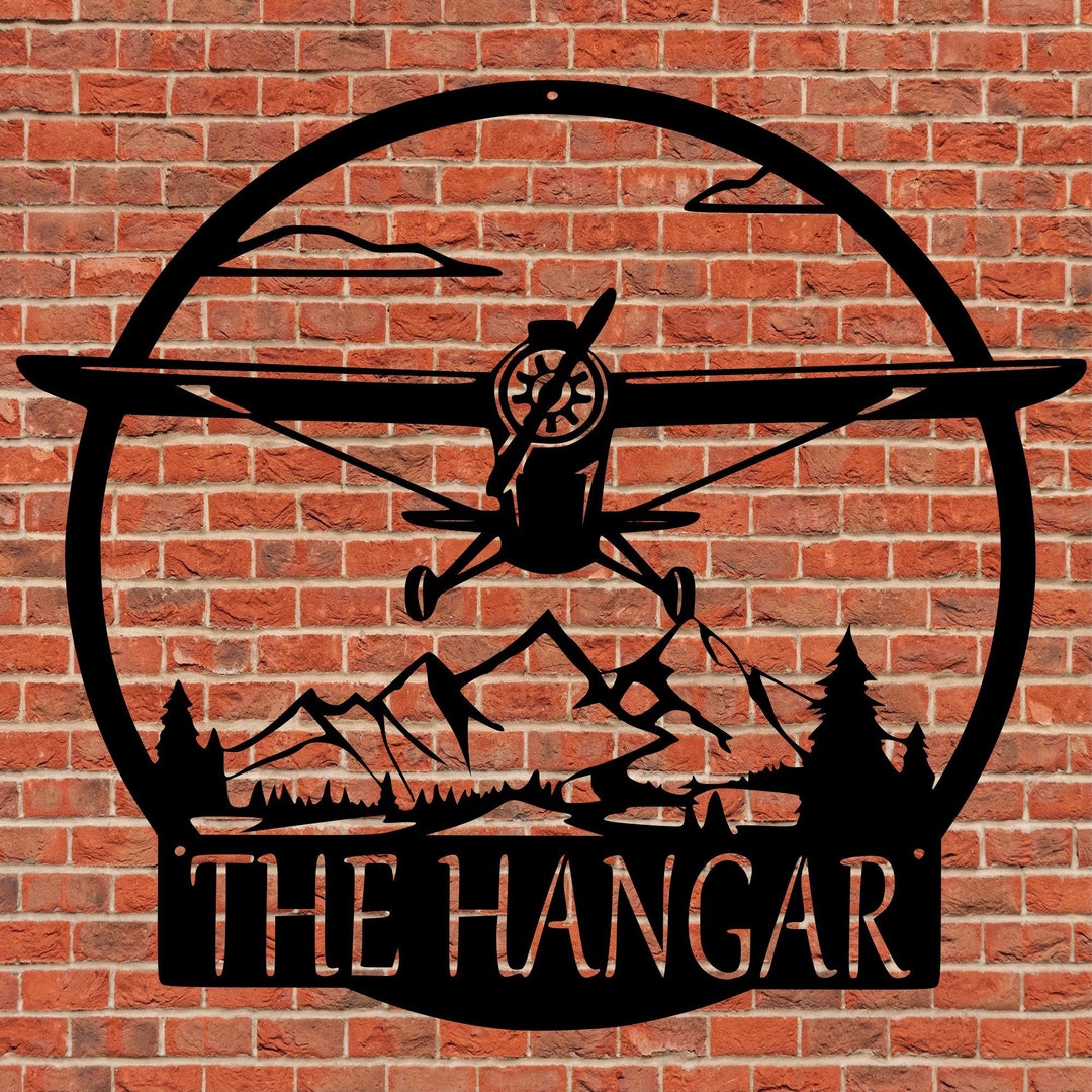 Monogram, Airplane, Pilot, Aviation, Metal Sign, Personalized, Wedding ...