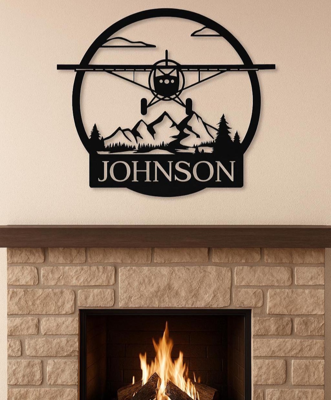 Personalized Airplane Metal Sign, Aviation Decor, Pilot Gift - Etsy