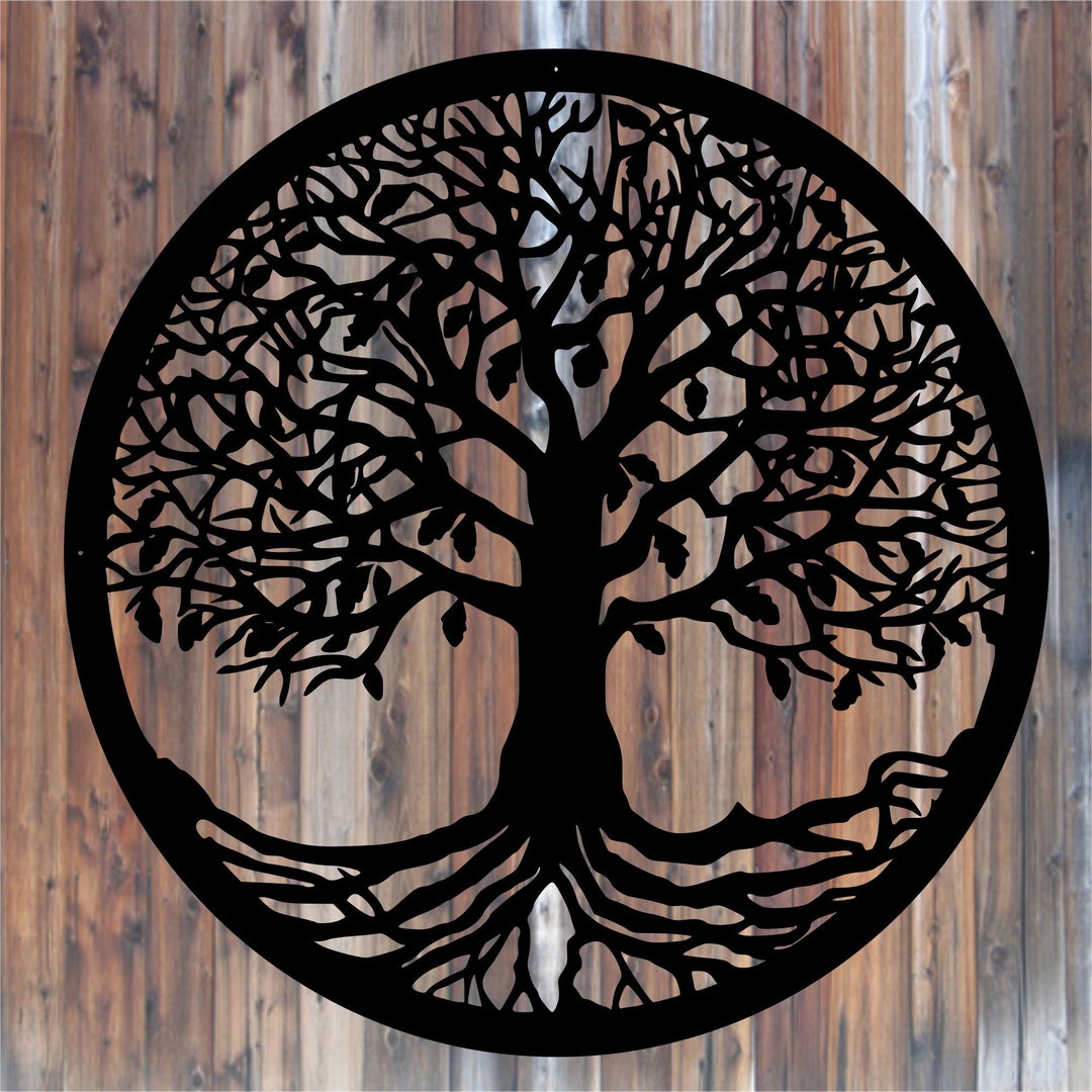 Tree of Life, Metal Sign, Wedding Gift, Housewarming Gift, Large ...