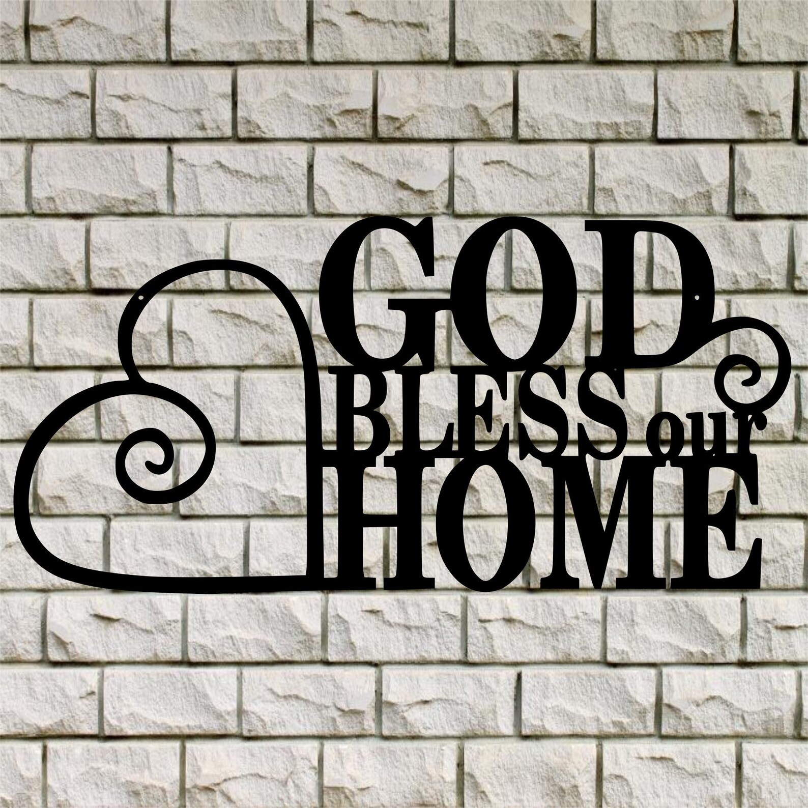 Faith Religion Metal Sign Personalized Gift Housewarming - Etsy