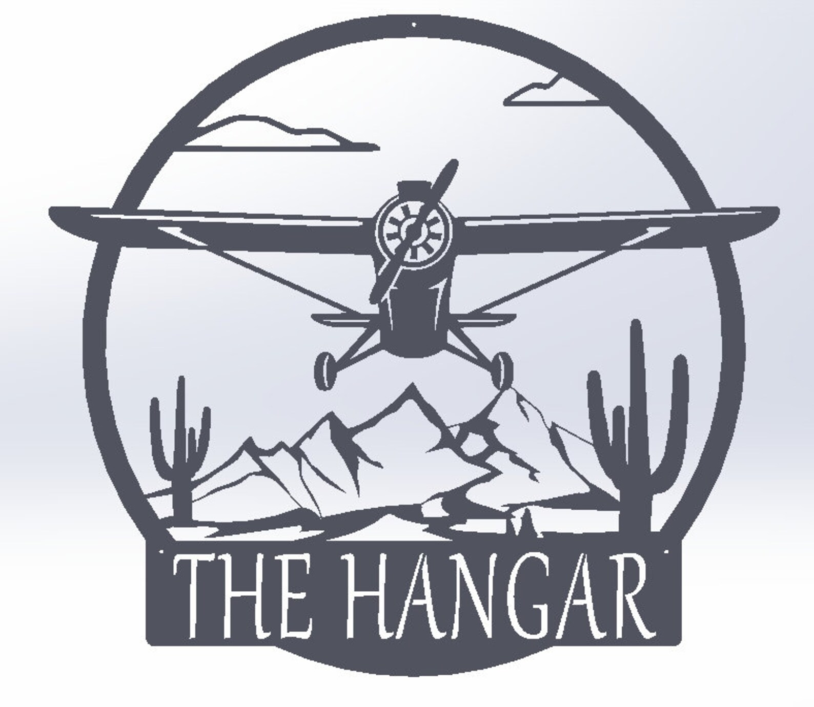 Monogram Airplane Pilot Aviation Metal Sign Personalized | Etsy