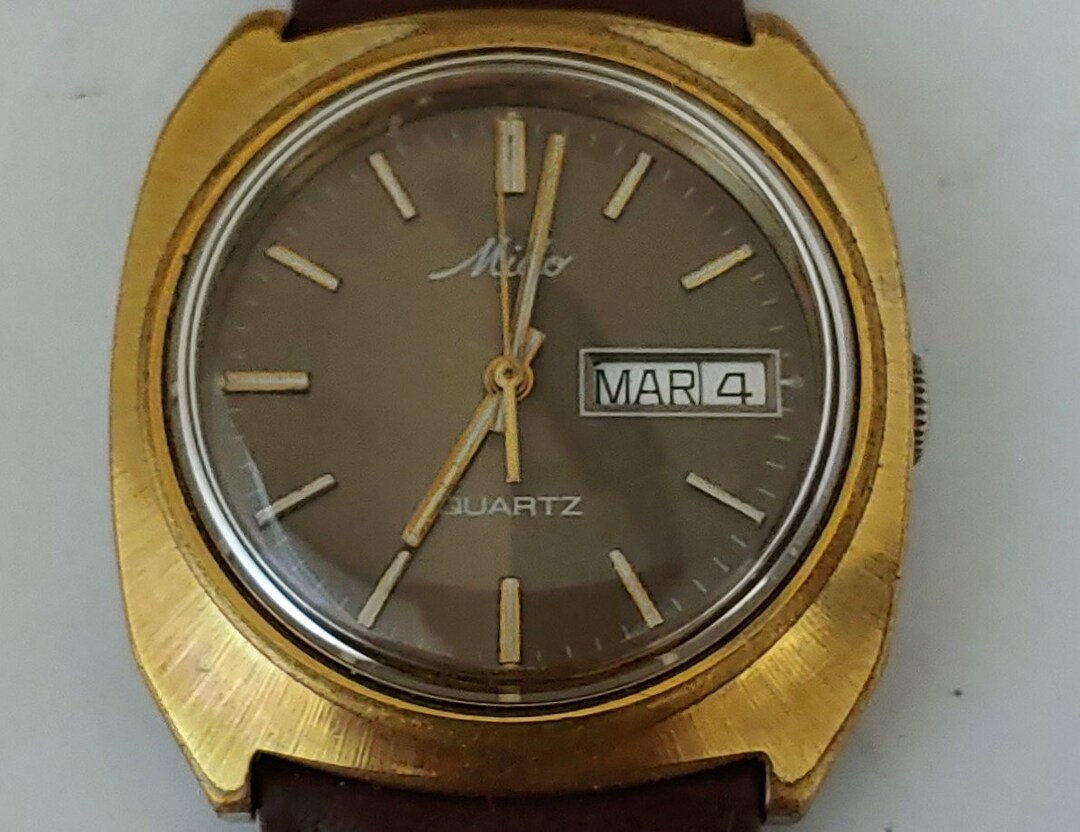 RARE Vintage 1970's Mido Quartz Men's Watch - Etsy