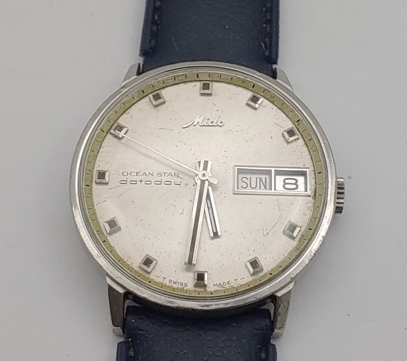 1960's Mido Ocean Star Datoday Automatic Vintage Mens Watch - Etsy