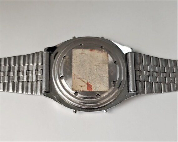 Vintage COMPUCHRON ALARM CHRONO Men's Watch - New Old… - Gem