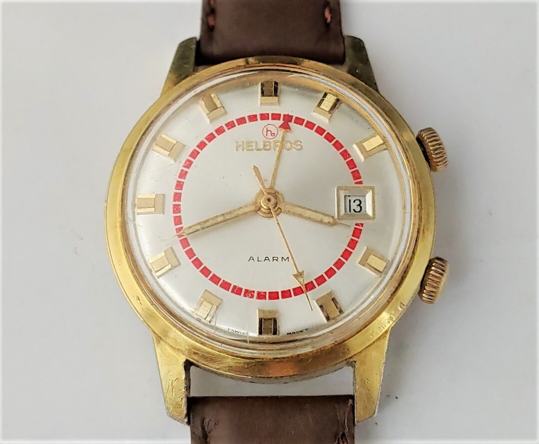 Stunning! Vintage 1960s Helbros Wrist ALARM Men's Watch - Etsy