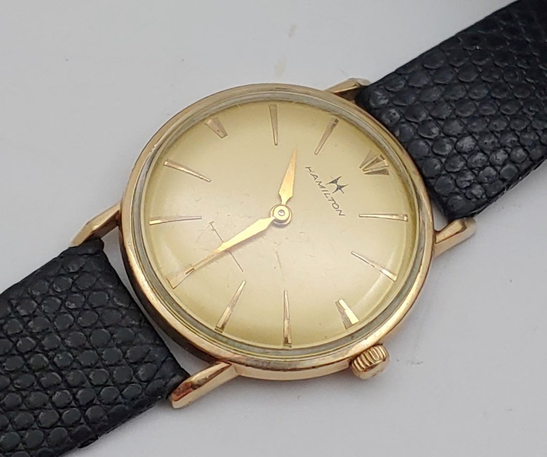 Vintage 1950s HAMILTON Hand Wind Mens Watch - Etsy