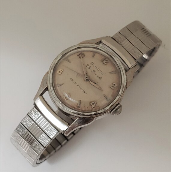 Vintage 1955 BULOVA 23 "C" Sunburst Dial Self winding… - Gem