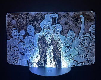 Messi Argentina World Cup 2022 Qatar Soccer LED Lamp - Etsy