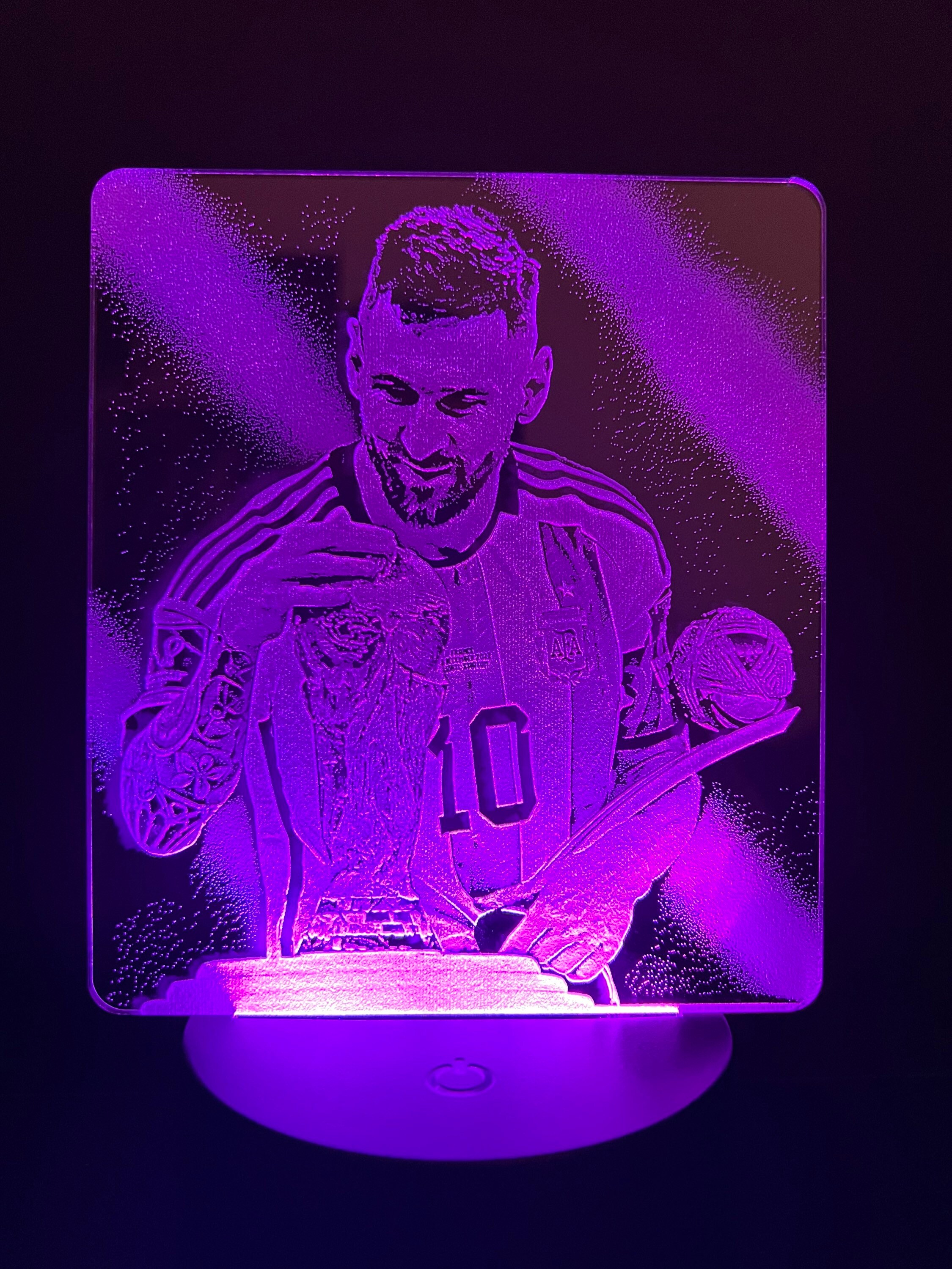 Messi | Argentina | World Cup 2022 | Qatar | Soccer | LED | Lamp - Etsy