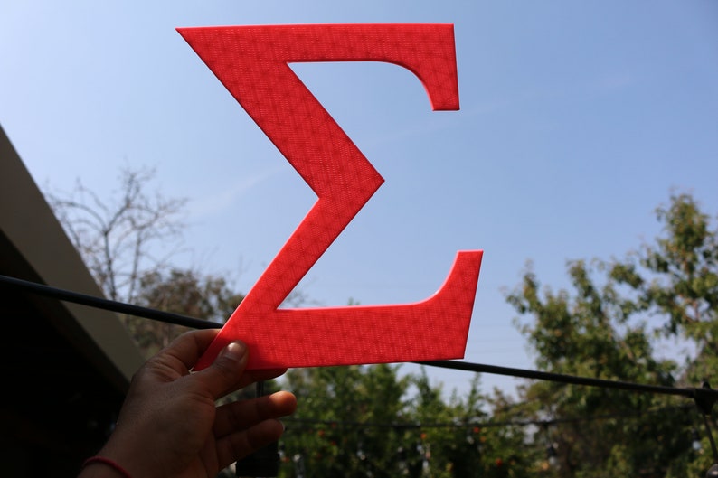 3D Printed Greek Letters Sorority Fraternity 1.5in-3.0in - Etsy