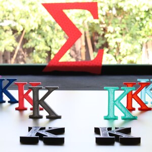 3D Printed Greek Letters | Sorority | Fraternity | 1.5in-3.0in - Etsy