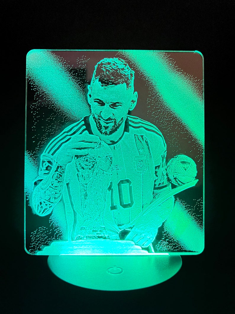 Messi | Argentina | World Cup 2022 | Qatar | Soccer | LED | Lamp - Etsy