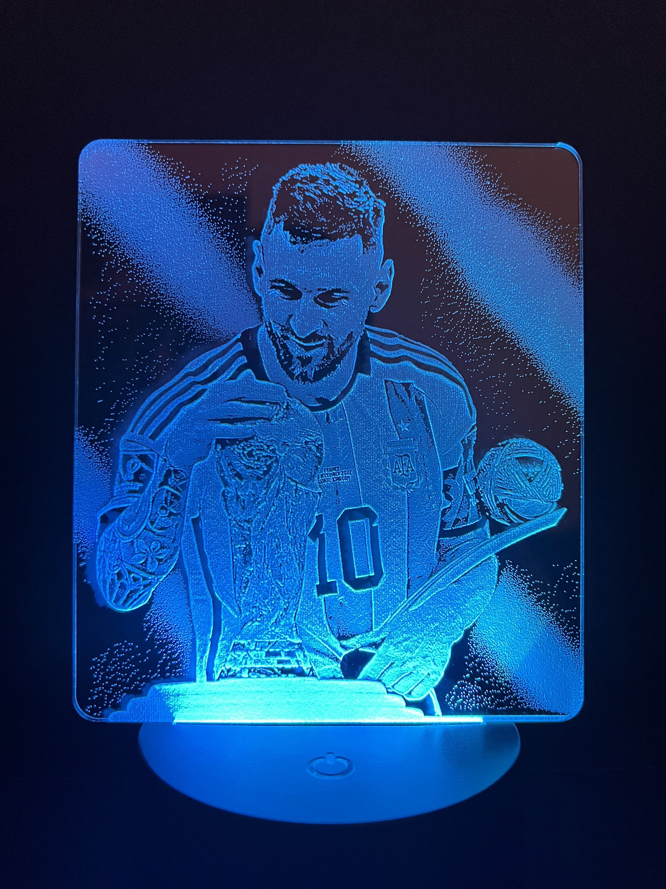 Messi | Argentina | World Cup 2022 | Qatar | Soccer | LED | Lamp - Etsy