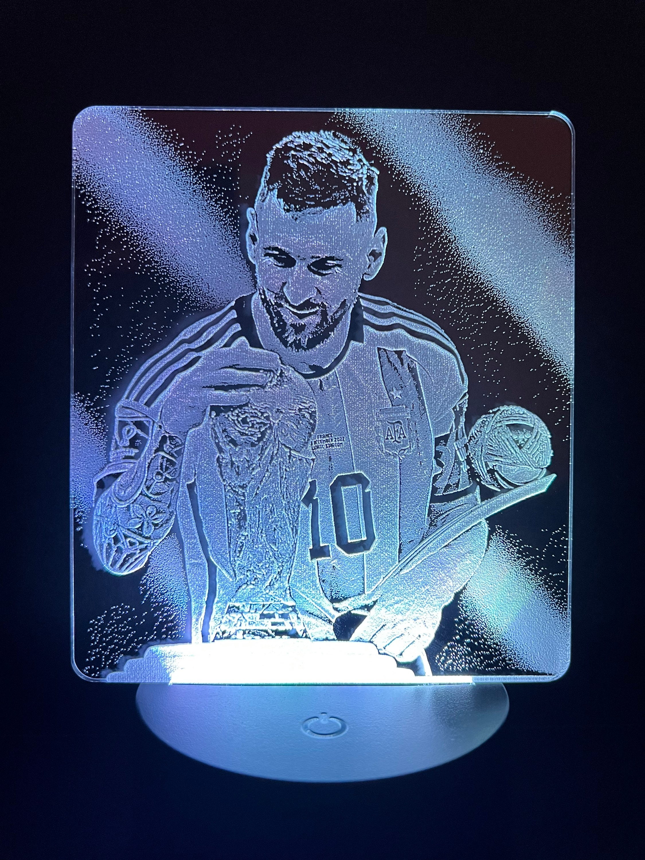 Messi | Argentina | World Cup 2022 | Qatar | Soccer | LED | Lamp - Etsy