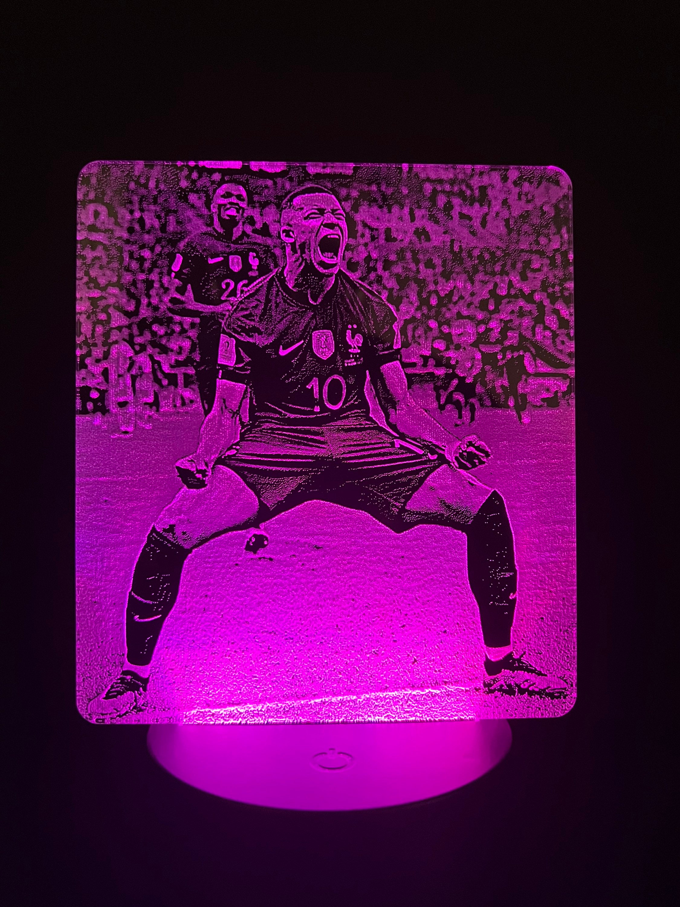 Mbappe France World Cup Qatar Soccer LED Lamp - Etsy