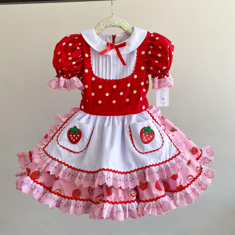 Strawberry Dress - Etsy