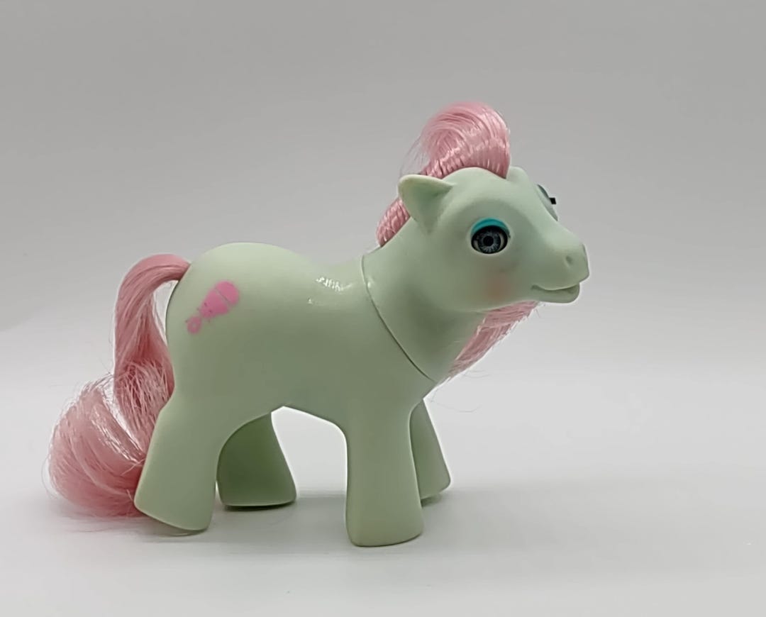 My Little Pony Vintage G1 Baby Cuddles BBE (baby Buggy Ponies) 371-13 ...