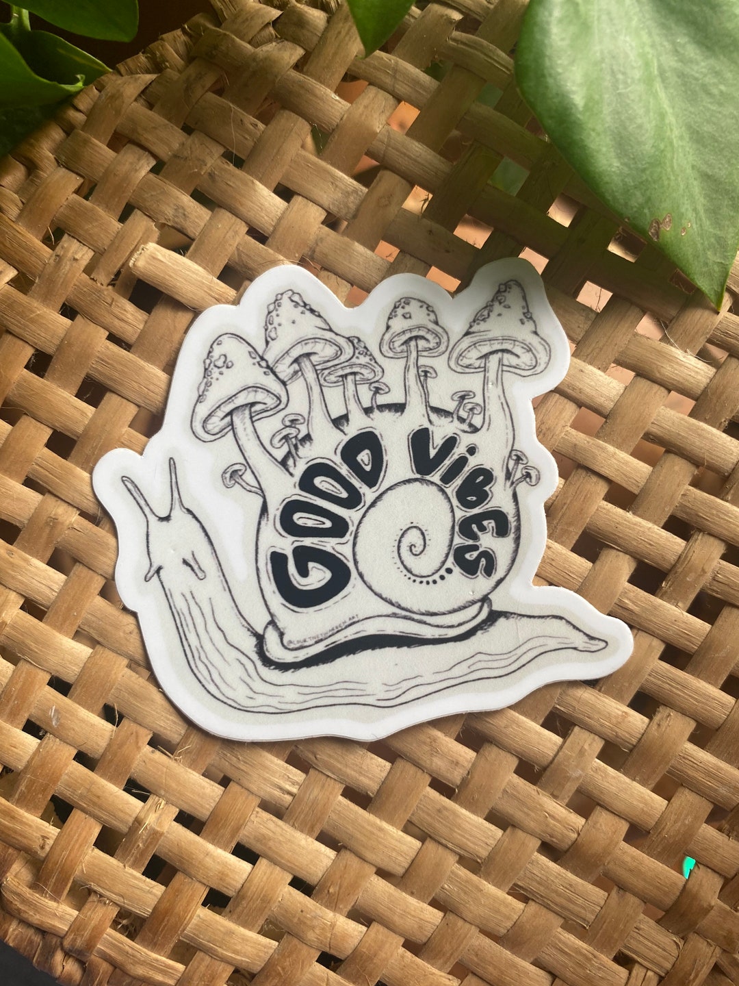 Good Vibes Vinyl Sticker - Etsy