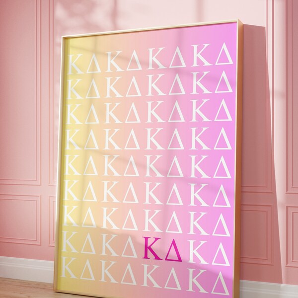 Kappa Delta Wall Art - Etsy