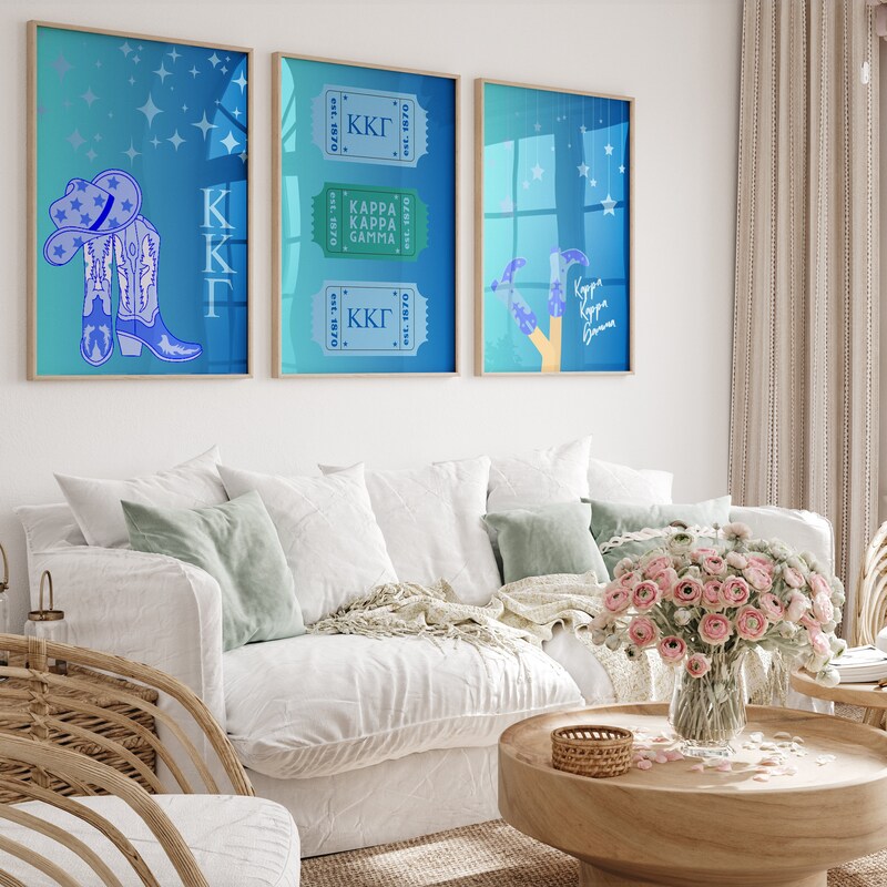 Kappa Kappa Gamma Wall Decor - Etsy