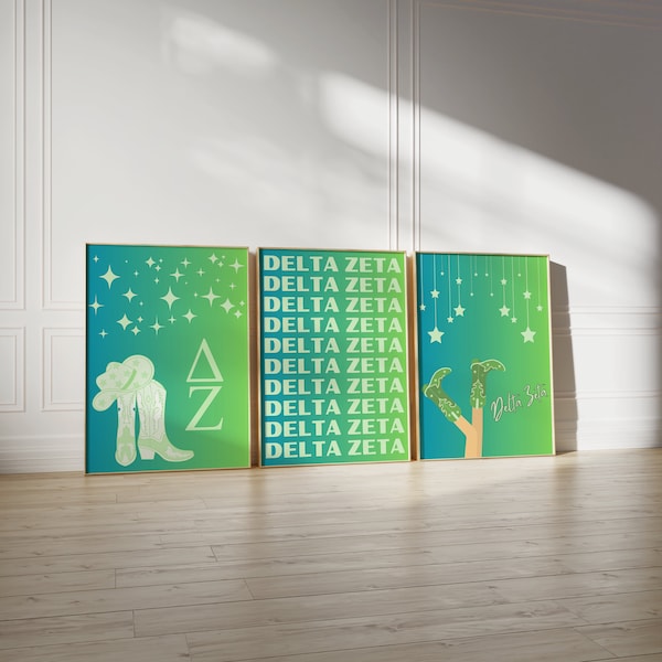 Delta Zeta Wall Decor - Etsy