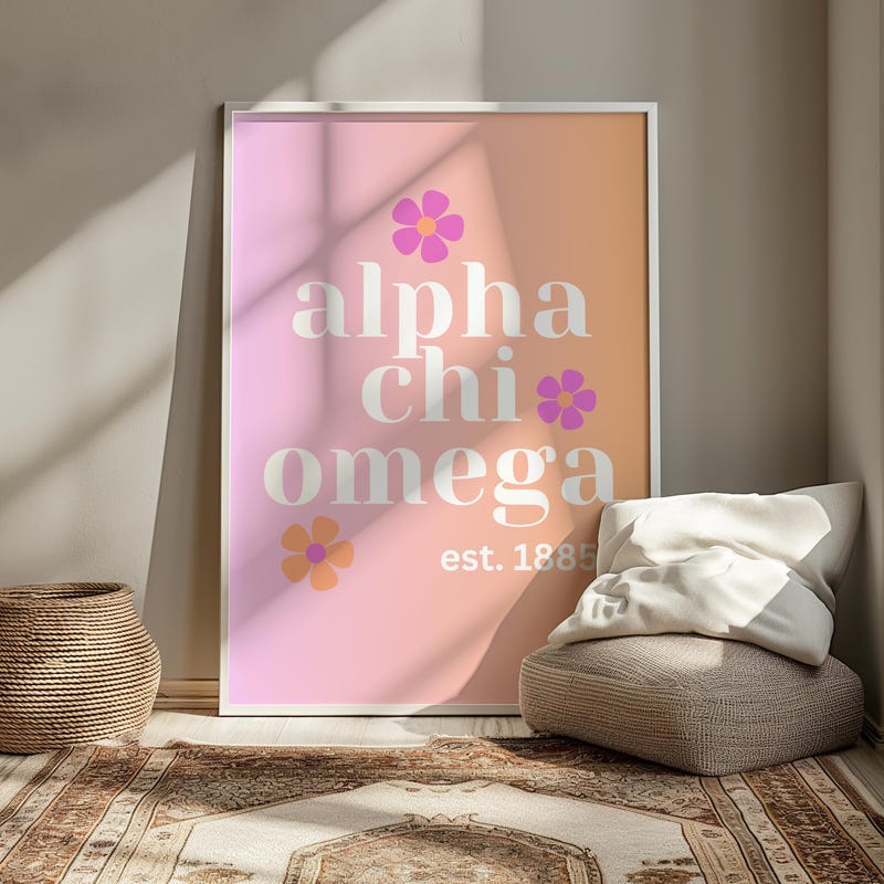 Chi Omega Decor - Etsy
