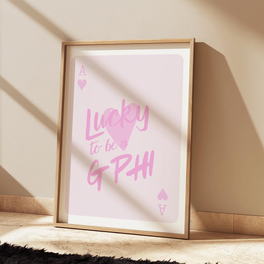 Lucky to Be a GPHI Pink - Etsy