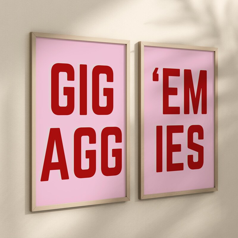Gig Em Aggies - Etsy