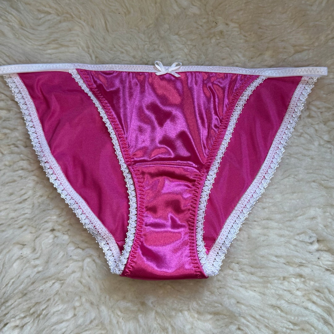 The Electra Panty ~ Lightest Weight Glossy Satin Feminine Mens Wider