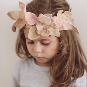 Plant Dyed Forest Headband Nature Inspired Accessory Fabric Tiara ...