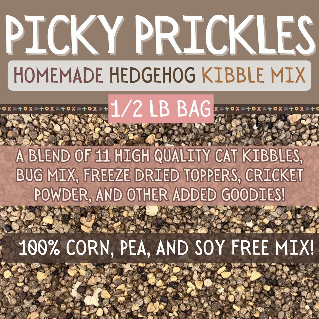 Picky Prickles Hedgehog Kibble Mix 1/2 LB SAMPLE - Etsy