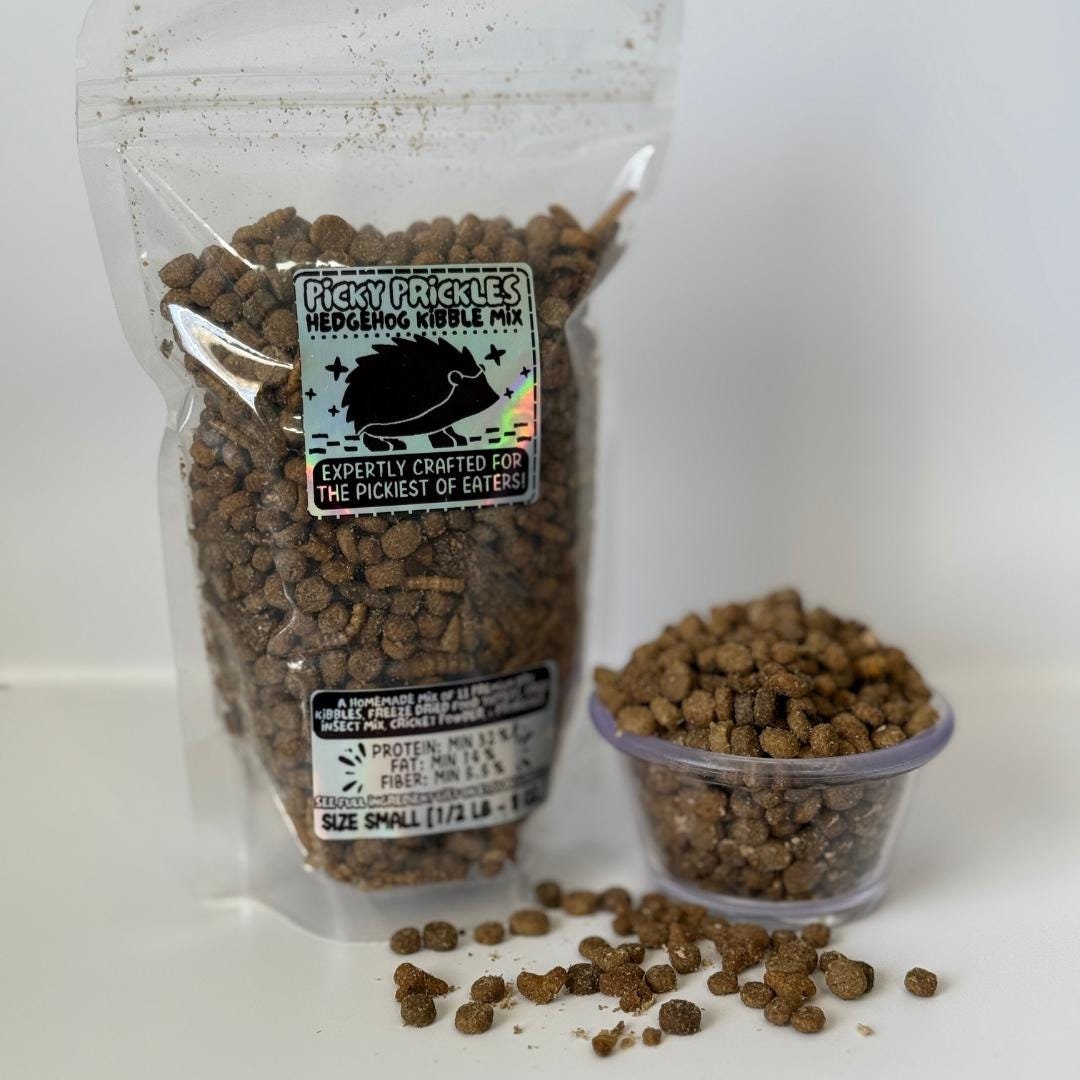 Picky Prickles Hedgehog Kibble Mix - SMALL BAG 8 Oz. - Etsy